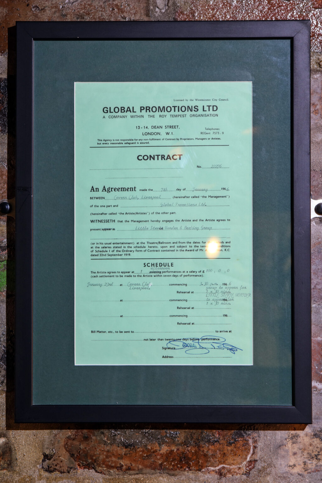 Wonderful: A Very Special Contract Goes on Display at The Beatles Story